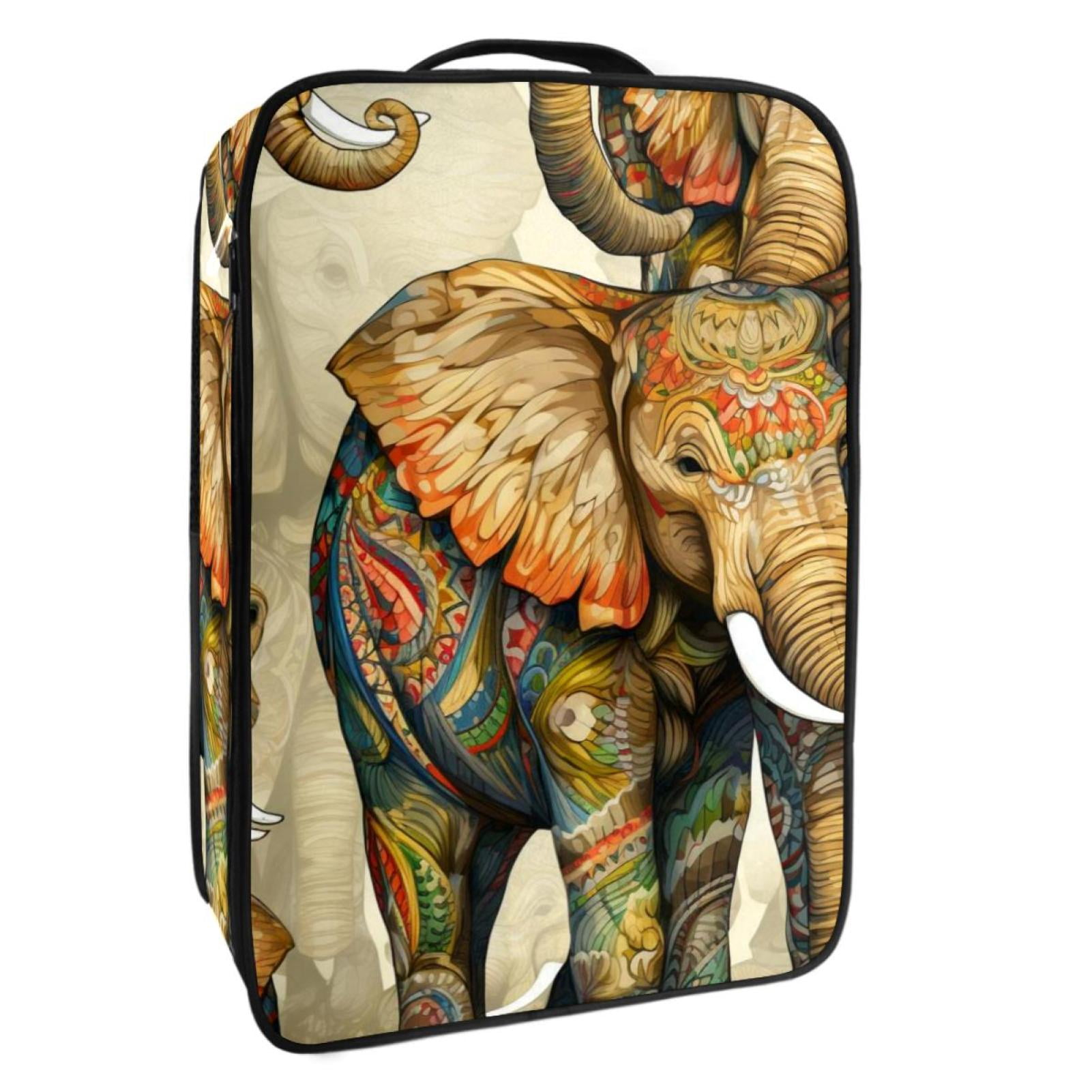 Elephant Polyester Shoe Boxes Organizer Rack 23x31cm/9x12in - Shoe ...