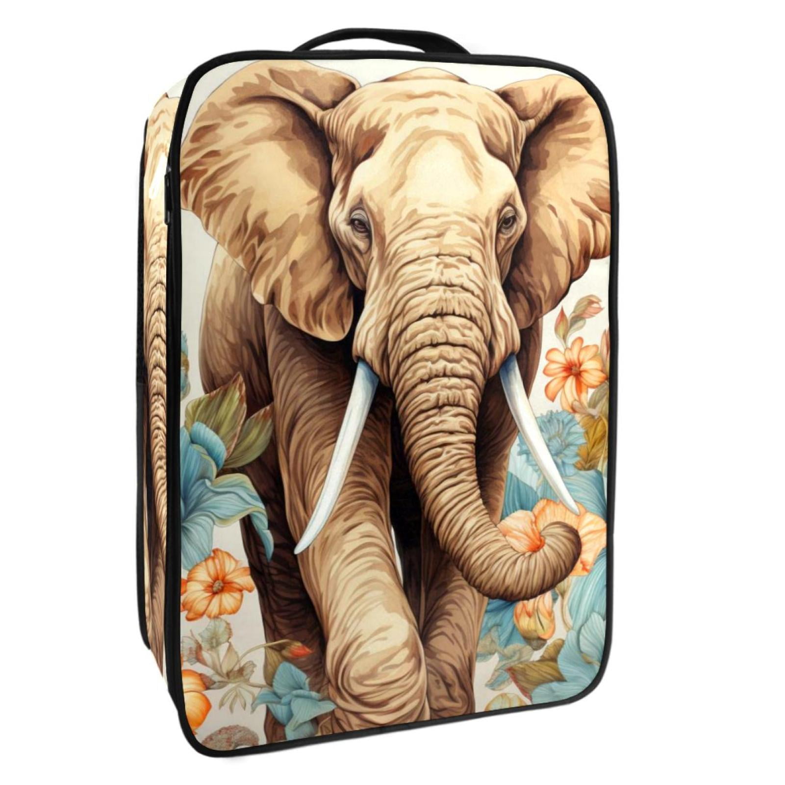 Elephant Polyester Shoe Boxes Organizer, Shoe Containers, 23x31cm ...