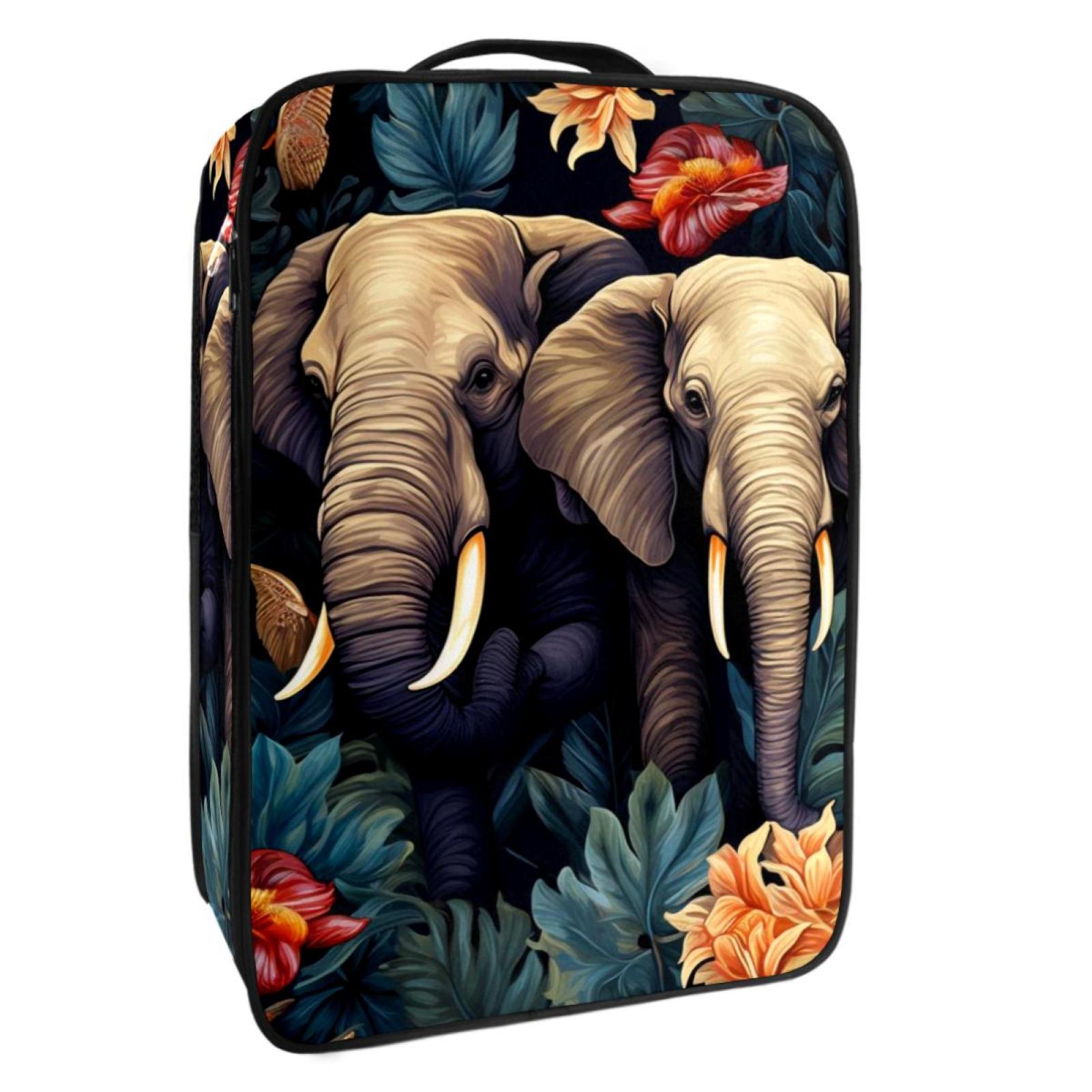 Elephant Polyester Shoe Boxes - Storage Solution for Shoes - 23x31cm ...