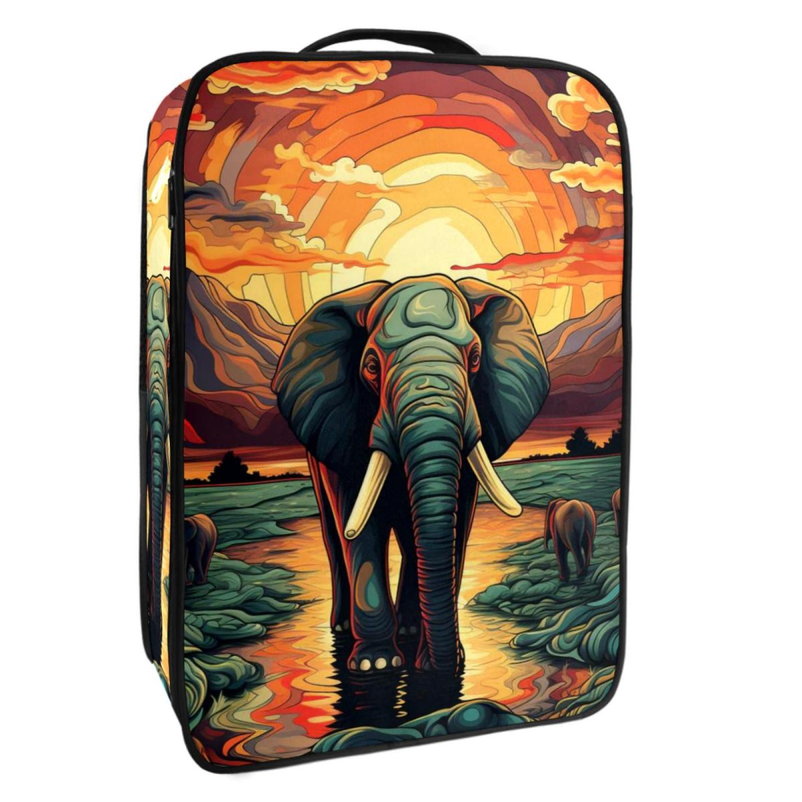 Elephant Polyester Shoe Organizer Box for Closet, Space-Saving Solution ...