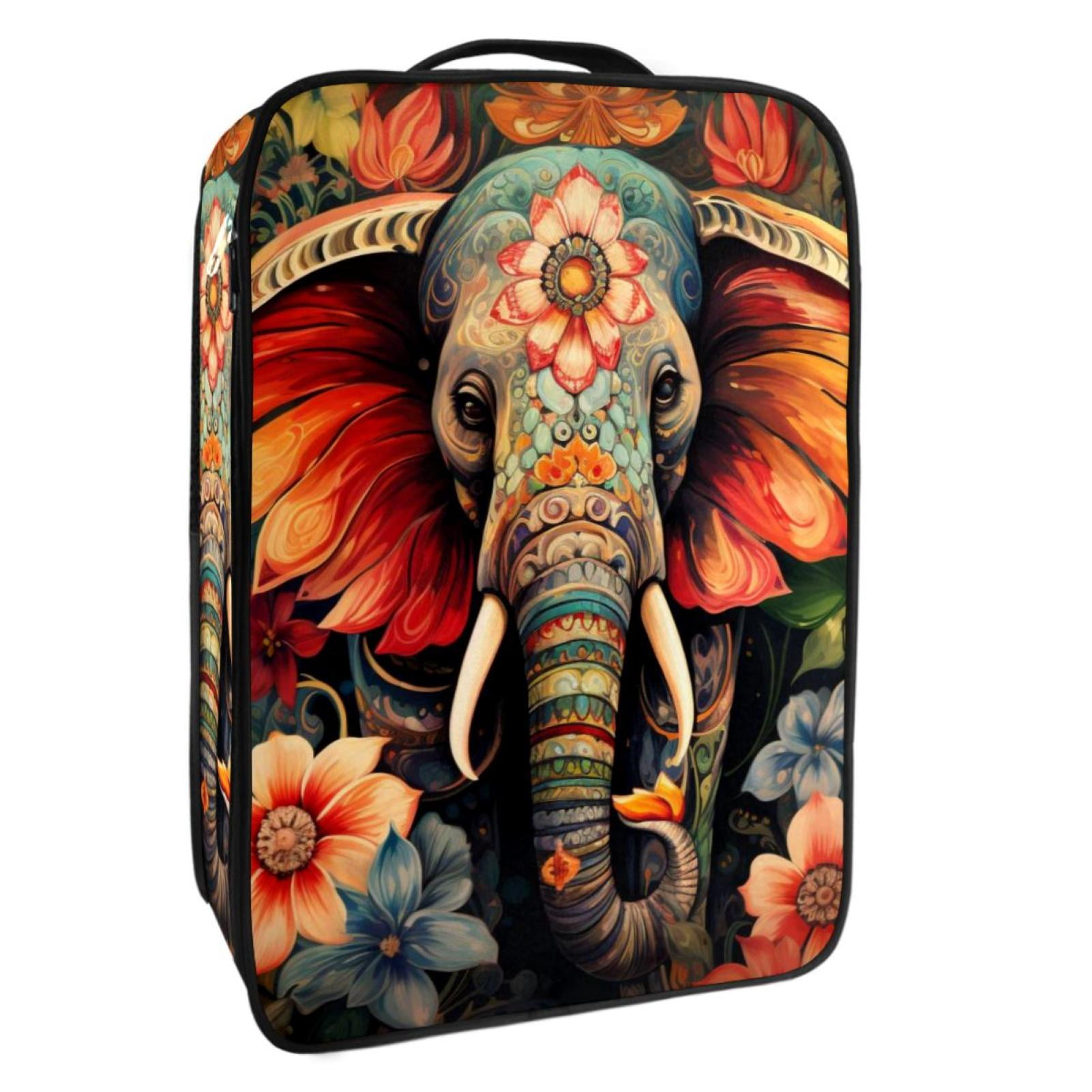 Elephant Premium Polyester Shoe Storage - 23x31cm/9x12in Shoe Boxes for ...