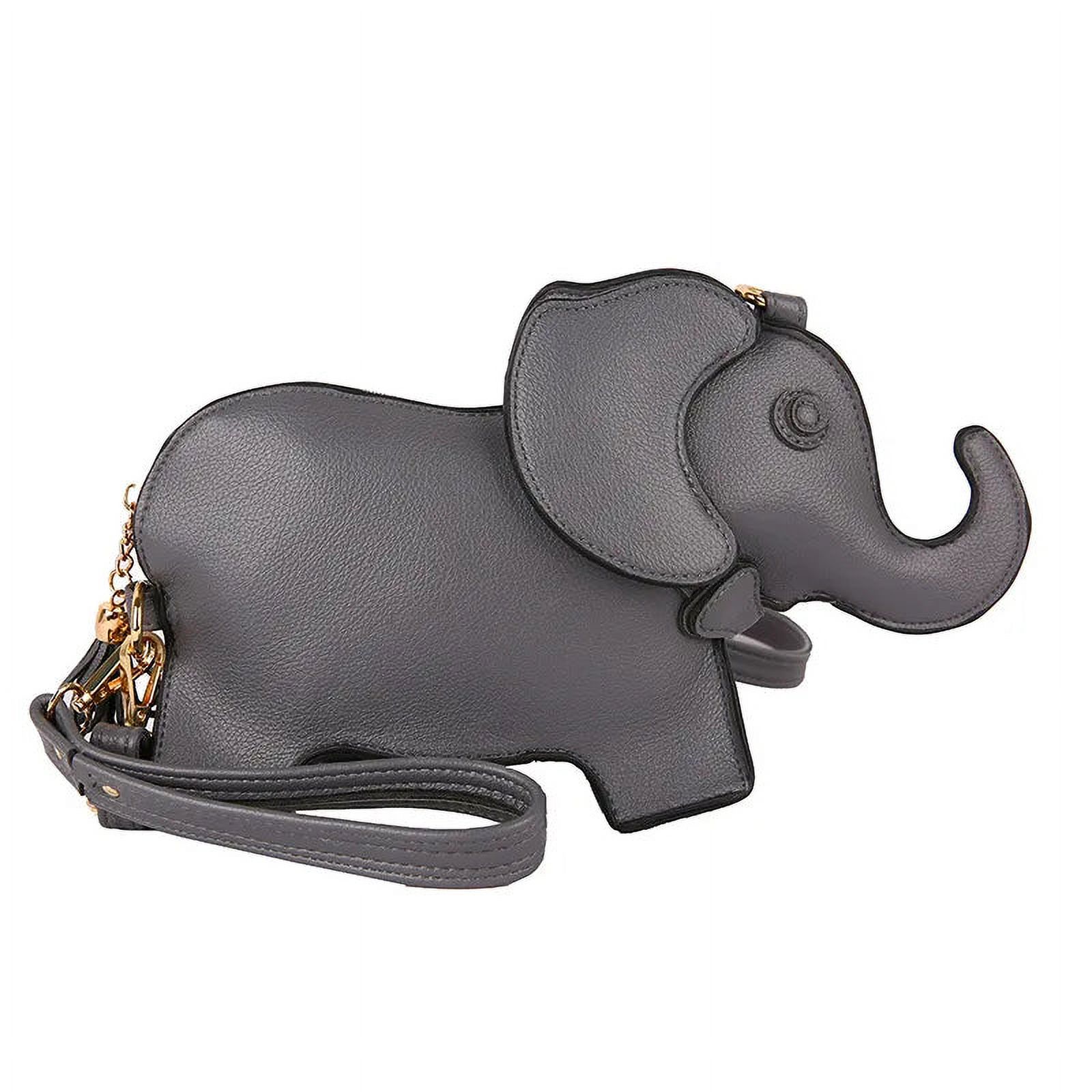 Elephant Shape Shoudler Bag for Women Mini Cartoon Crossbody Bag Phone ...