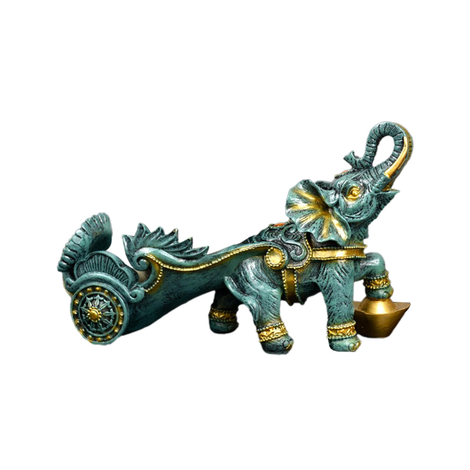 Elephant Shaped Bottle Holder Bottle Storage Stand Rack Resin Craft ...