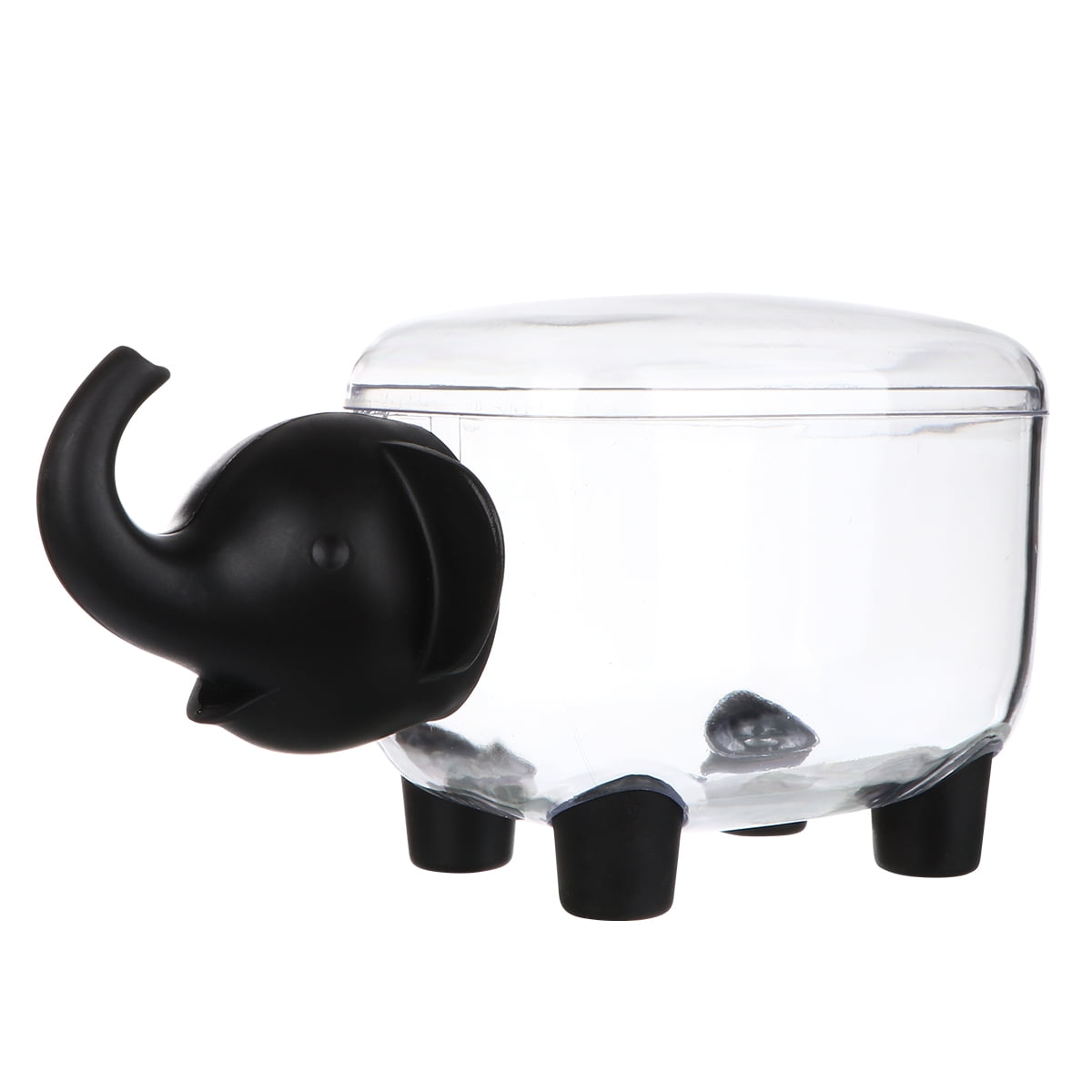 Elephant Shaped Plastic Storage Box Clear Storage Container Organizer ...