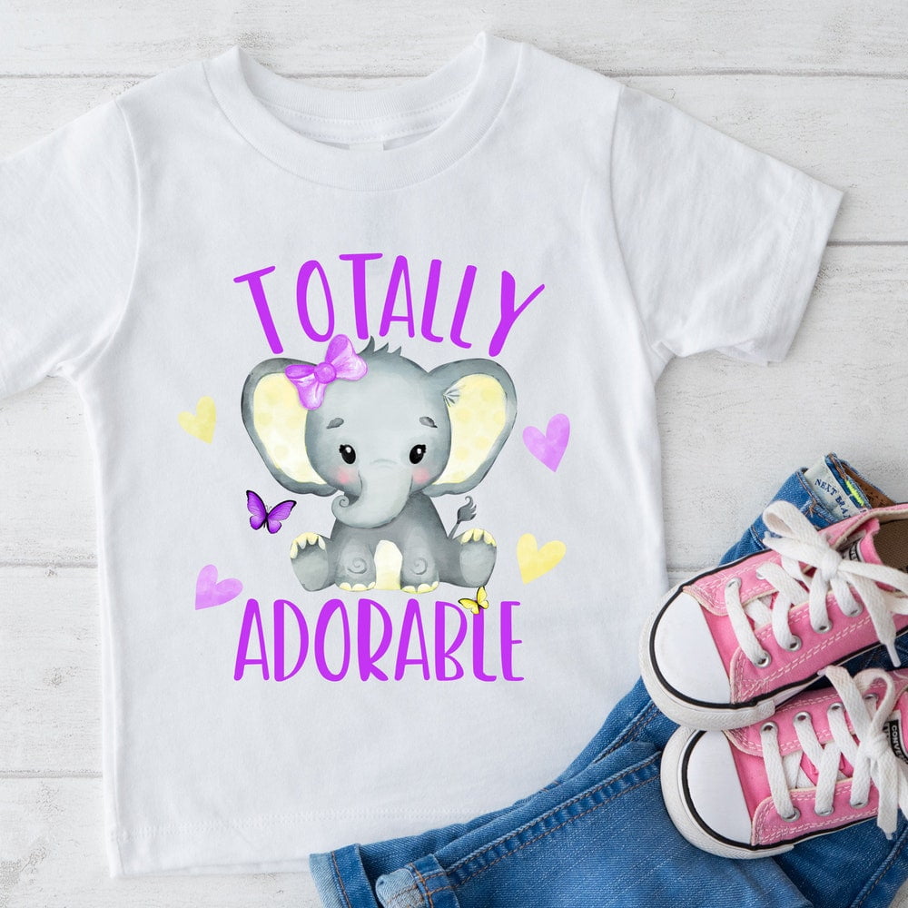 Elephant Shirt For Kids And Baby, Totally Adorable Baby Elephant Shirt ...