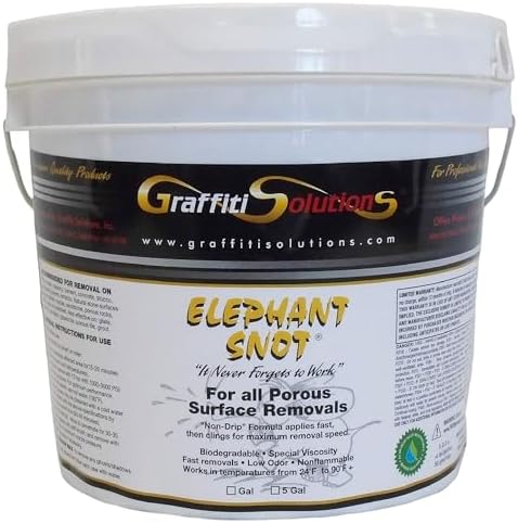 Elephant Snot Graffiti Remover (1 Gallon) | Biodegradable Formula for ...