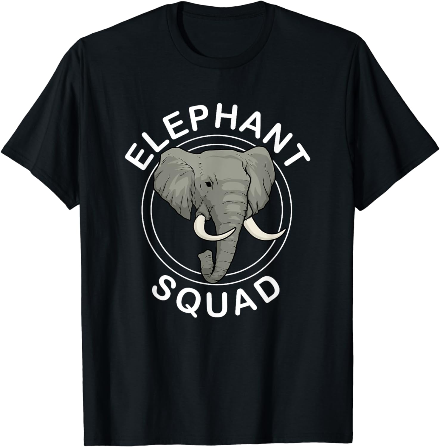 Elephant Squad Cute Elephant Fan Wildlife Animals T-Shirt - Walmart.com