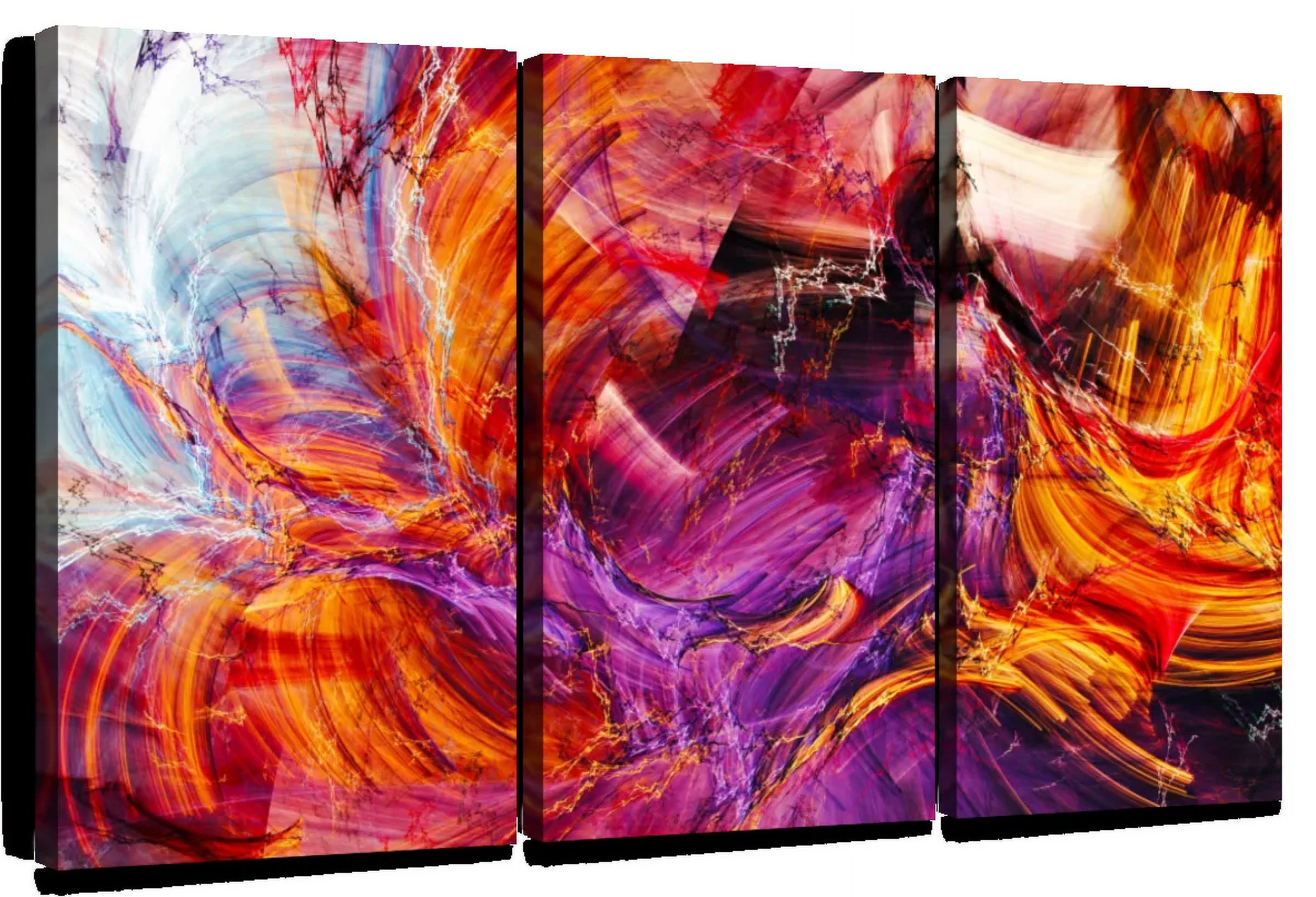 Elephant Stock Abstract Caramel Splash Wall Art - Horizontal Multi ...