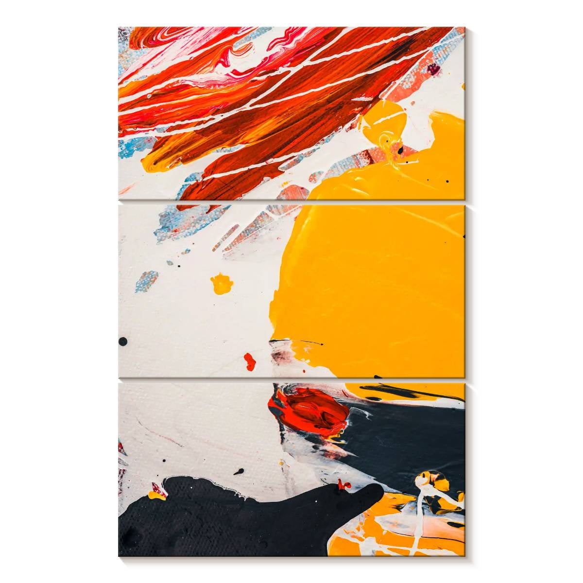 Elephant Stock Abstract Splatter Expression Wall Art - Vertical Multi ...