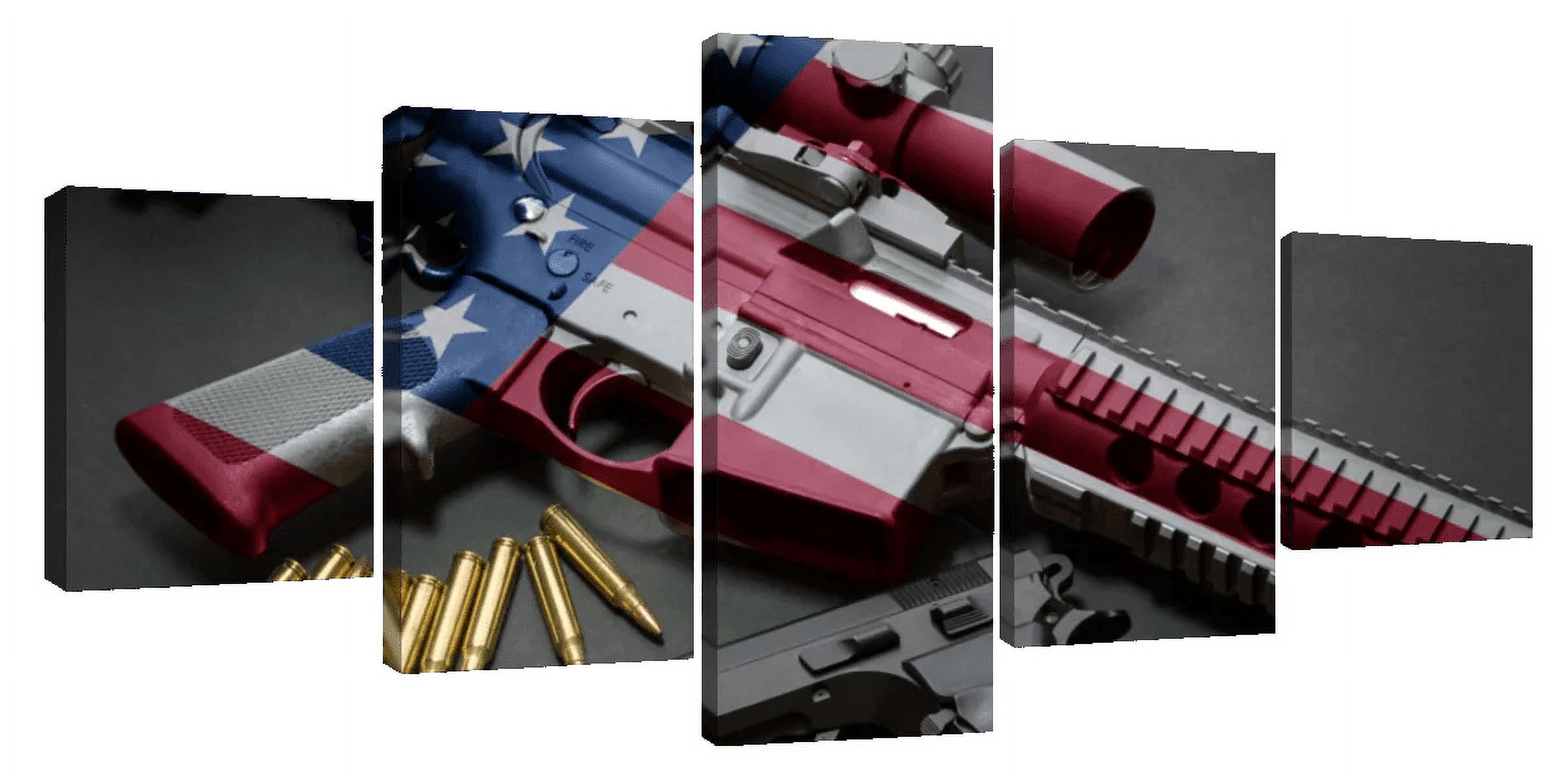 Elephant Stock American Military Rifle Wall Art - Horizontal Multi ...