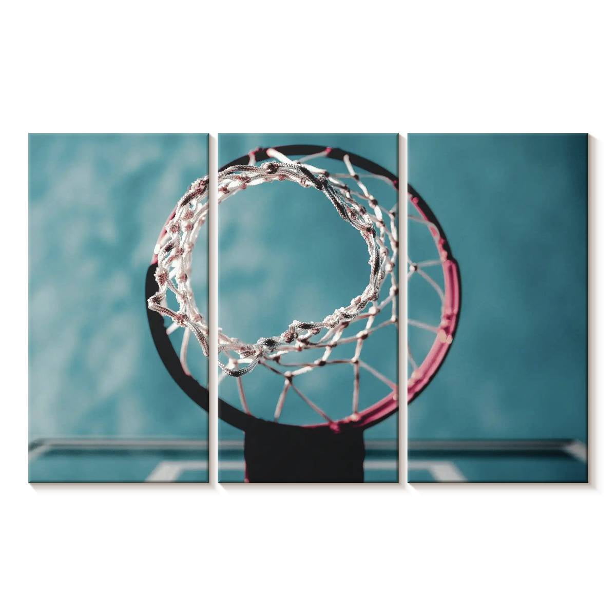 Elephant Stock Basketball Hoop Wall Art - Horizontal Multi Panel Canvas ...