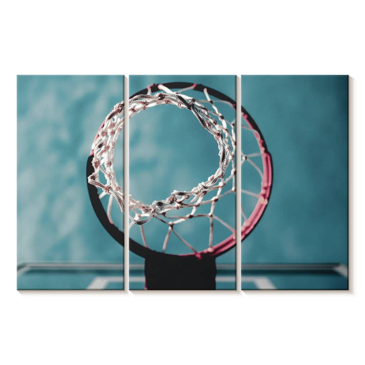 Elephant Stock Basketball Hoop Wall Art - Horizontal Multi Panel Canvas ...