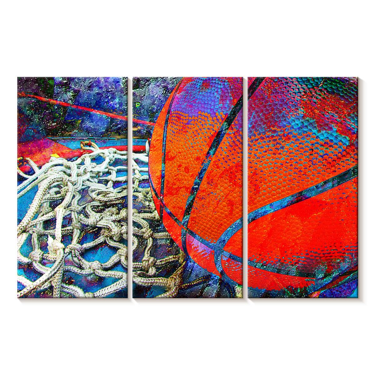 Elephant Stock Basketball Madness Wall Art - Horizontal Multi Panel ...