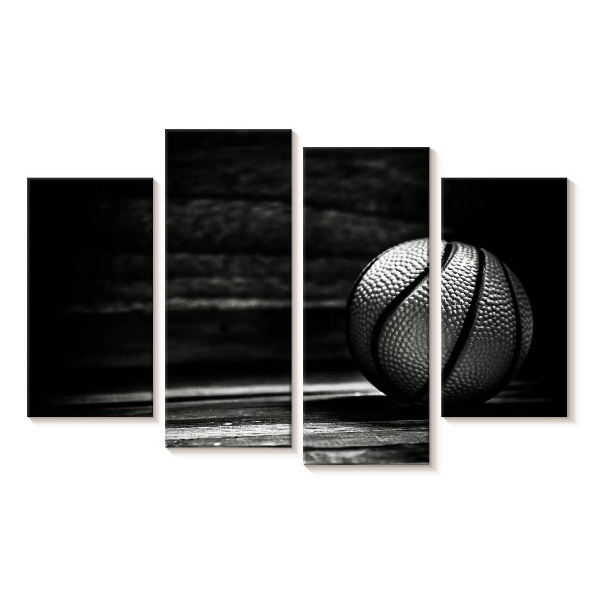 Elephant Stock Basketball Wall Art - Horizontal Multi Panel Canvas ...