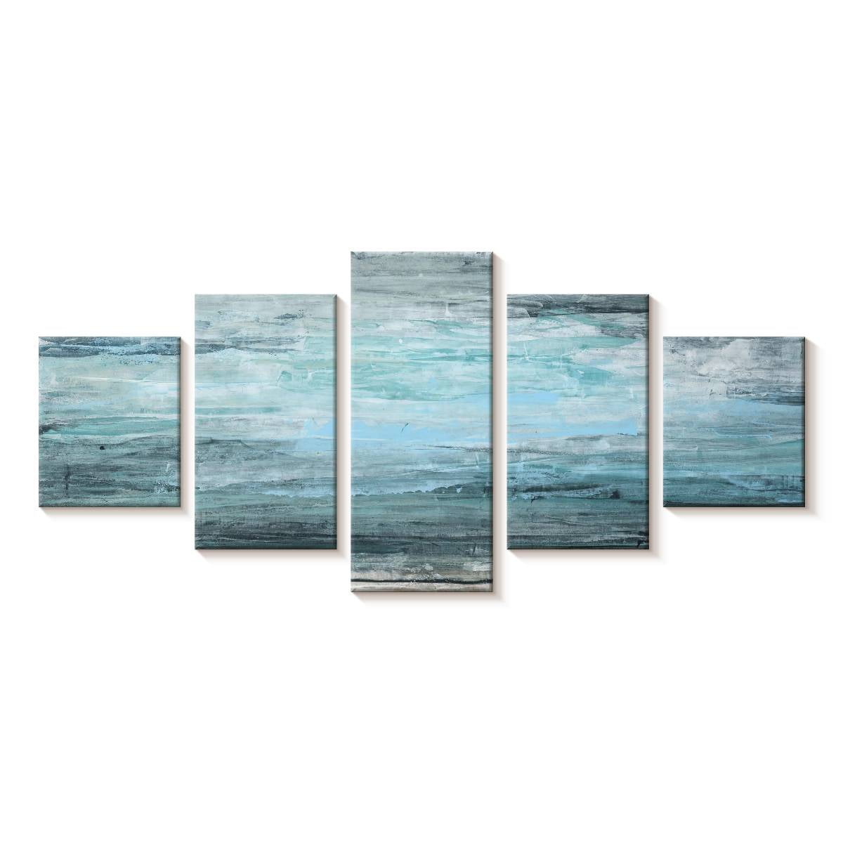 Elephant Stock Beach Crest Wall Art - Horizontal Multi Panel Canvas ...