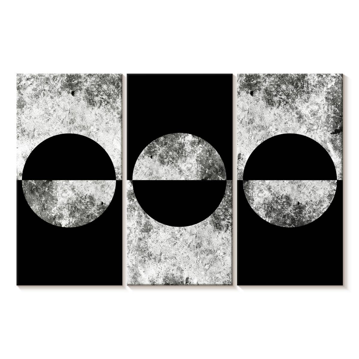 Elephant Stock Black Background Abstract Wall Art - Horizontal Multi ...