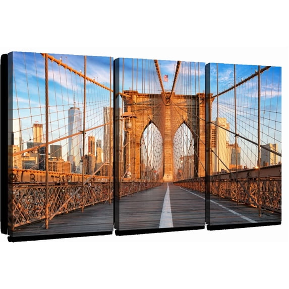 Elephant Stock Brooklyn Bridge Pedestrian Walkway Wall Art ...