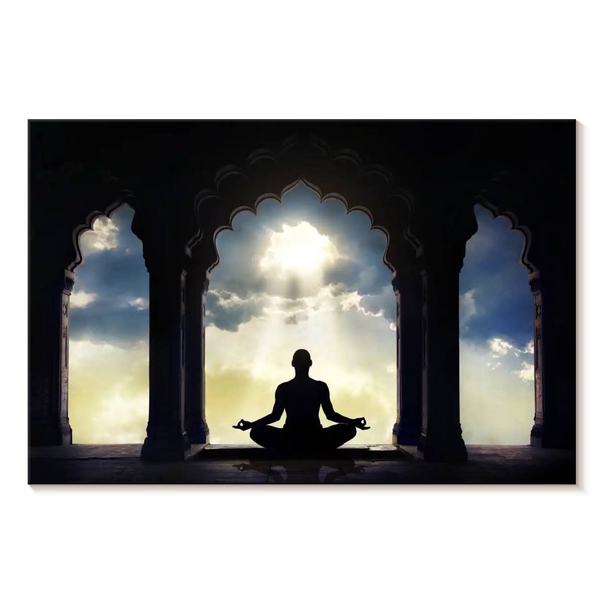 Elephant Stock Buddhist Wall Art - Horizontal Canvas Wall Art - Living ...