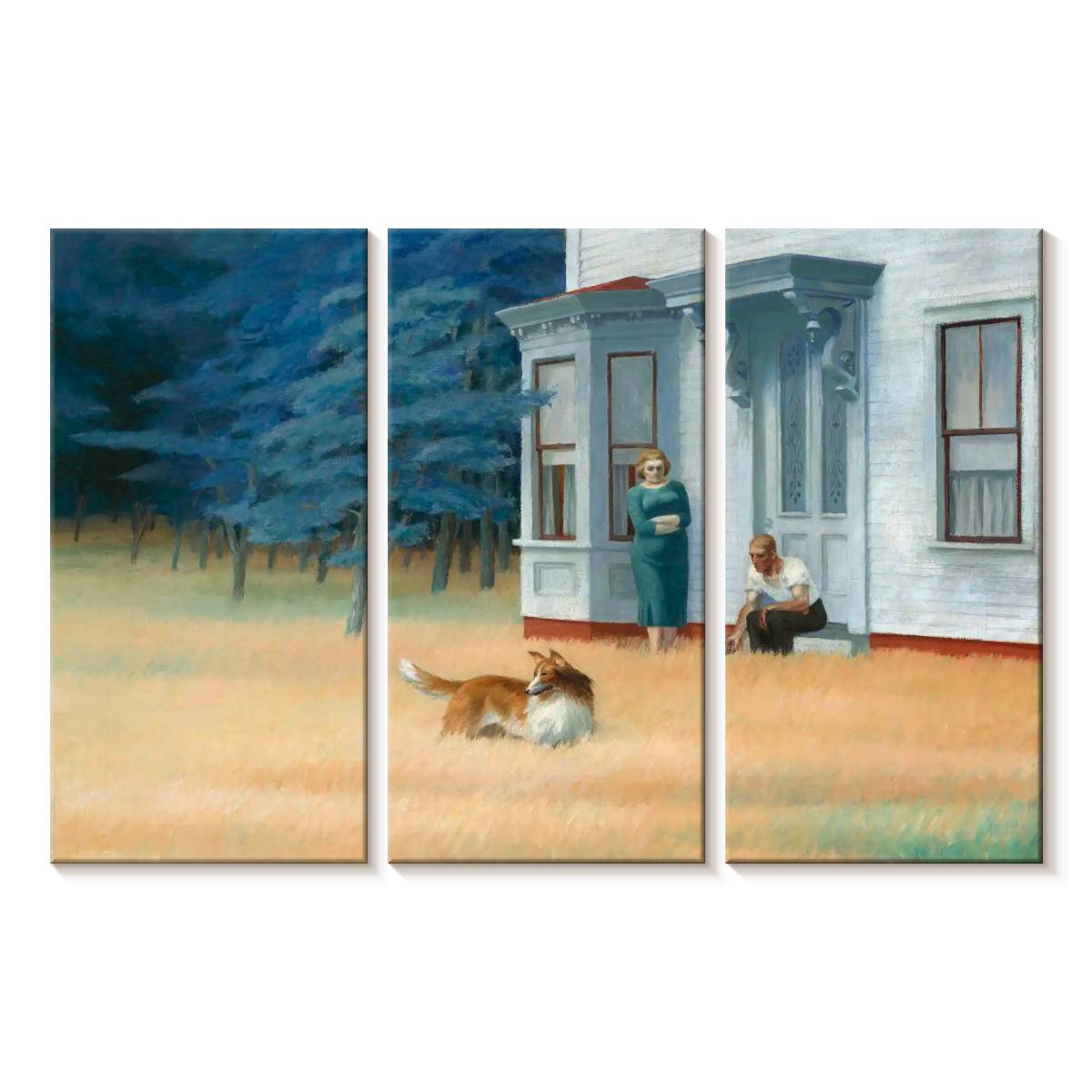Elephant Stock Cape Cod Evening Wall Art - Horizontal Multi Panel ...