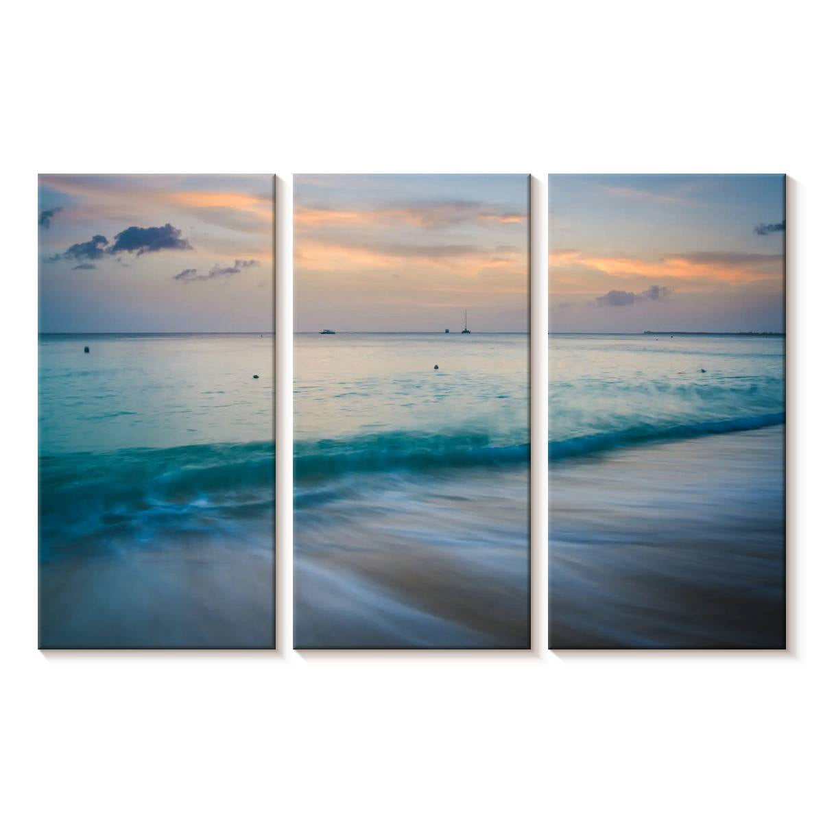 Elephant Stock Cayman Islands Ocean Waves Wall Art - Horizontal Multi ...