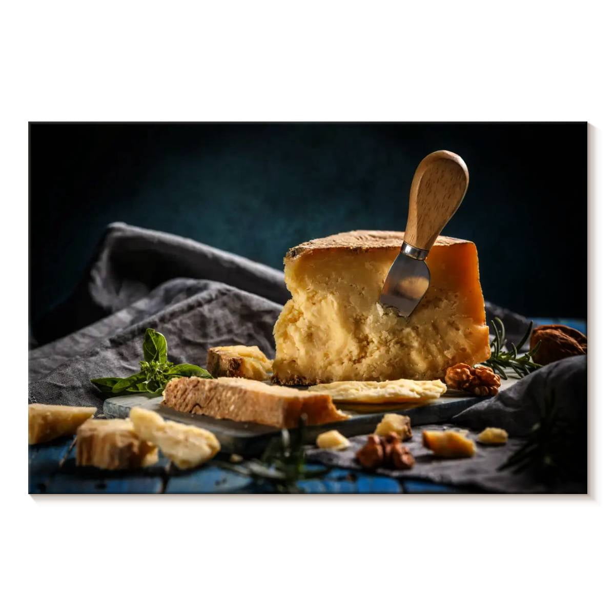 Elephant Stock Chunks Of Parmesan Wall Art - Horizontal Canvas Wall Art ...