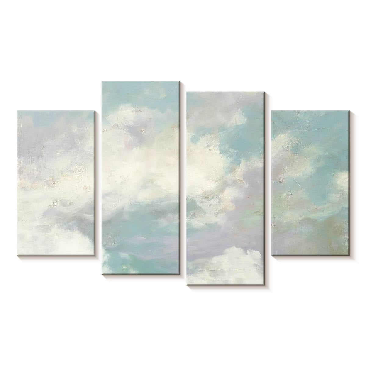 Elephant Stock Clouds Above Wall Art - Horizontal Multi Panel Canvas ...