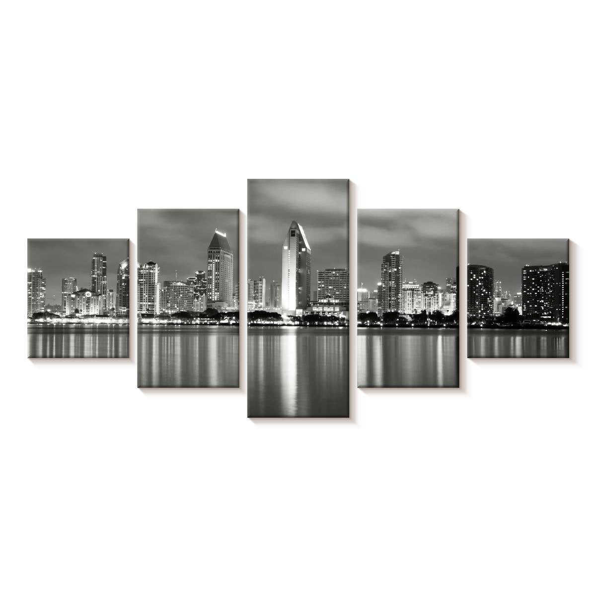 Elephant Stock Cloudy Day San Diego Wall Art - Horizontal Multi Panel ...