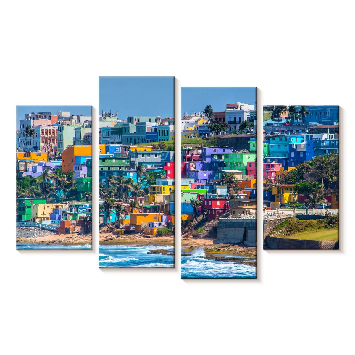 Elephant Stock Colors Of San Juan Wall Art - Horizontal Multi Panel ...
