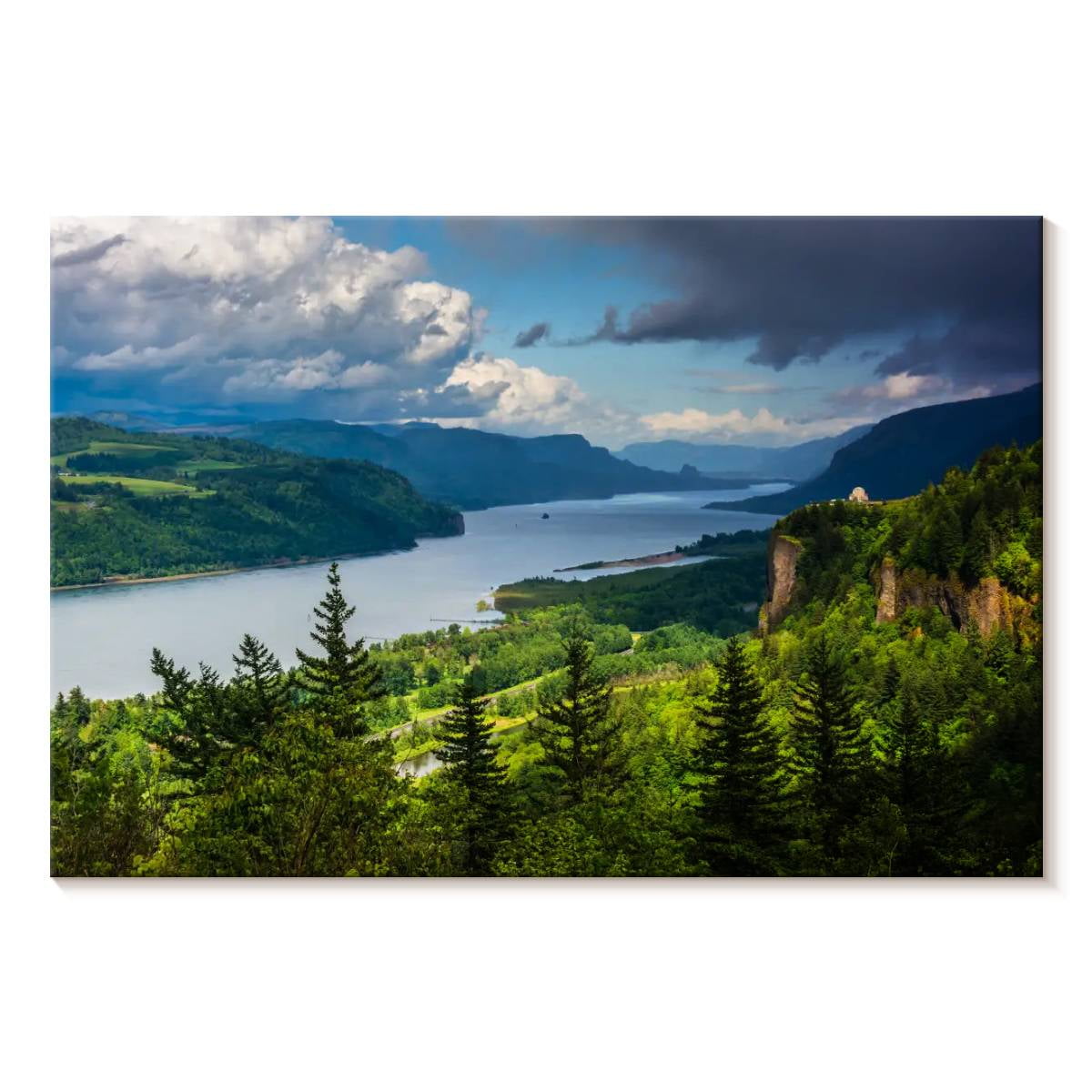Elephant Stock Columbia River Gorge View Wall Art - Horizontal Canvas ...