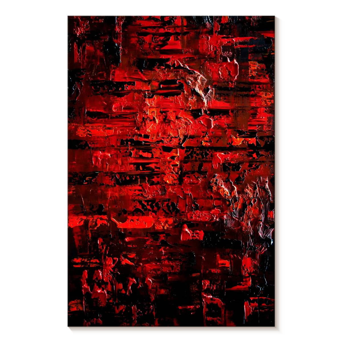 Elephant Stock Crimson Royalty Wall Art - Vertical Canvas Wall Art ...