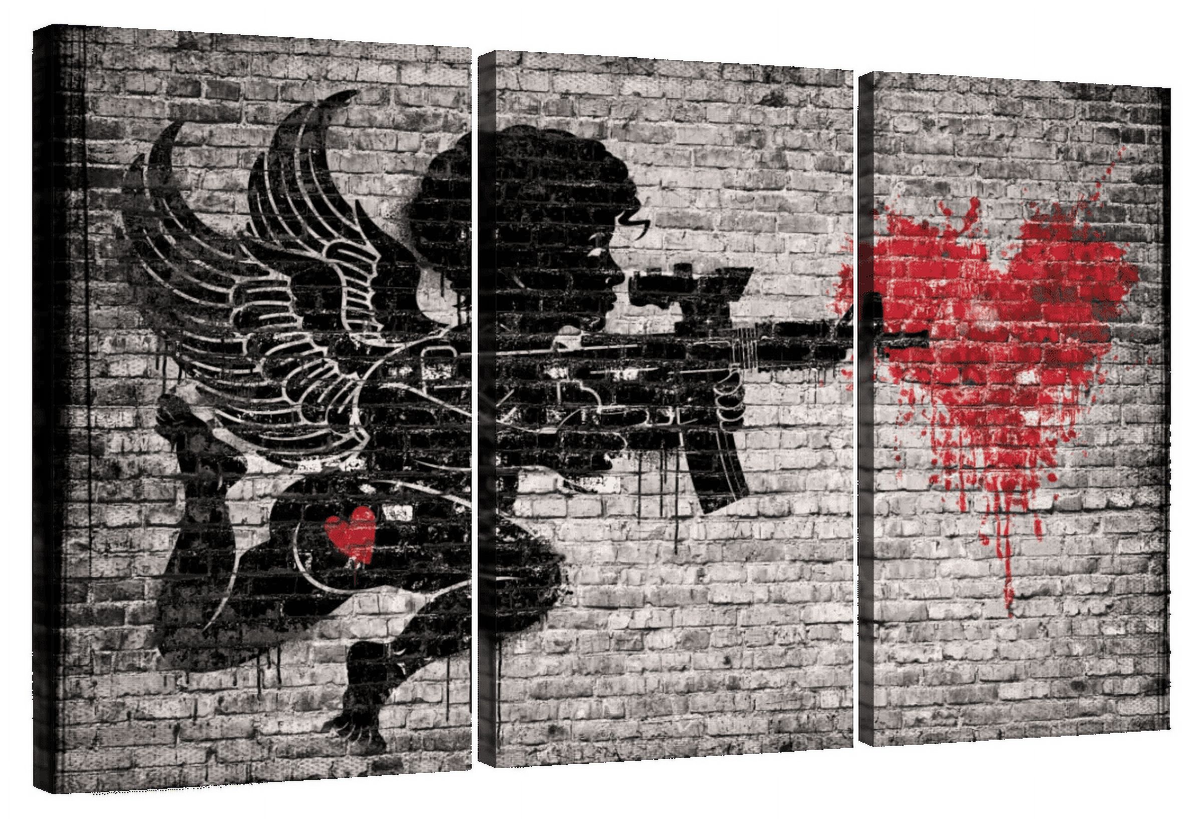 Elephant Stock Cupid Gunner Wall Art - Horizontal Multi Panel Canvas ...