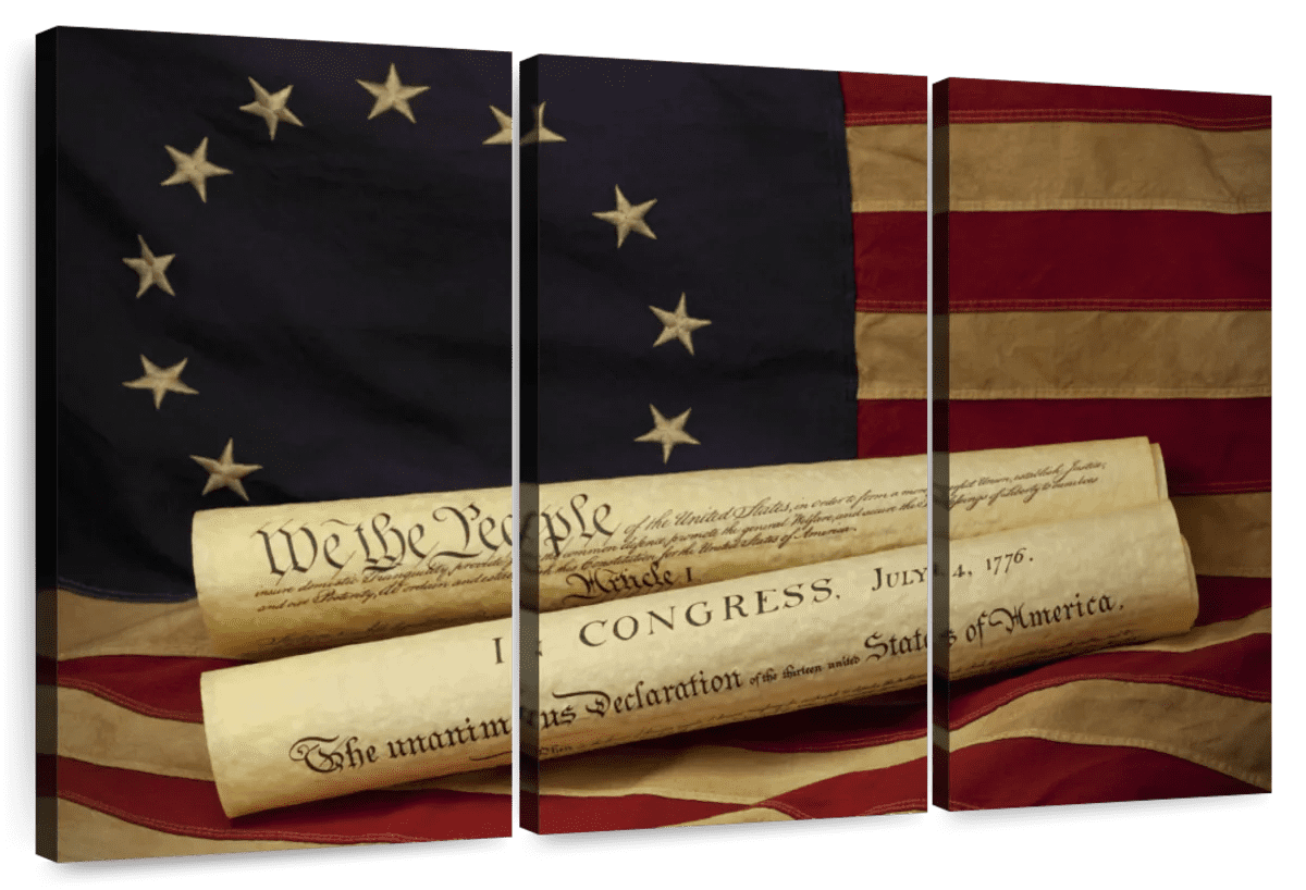 Elephant Stock Declaration Of Independence Scroll Wall Art - Horizontal ...