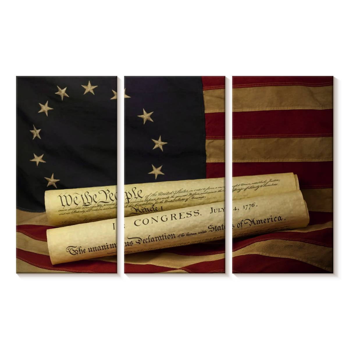 Elephant Stock Declaration Of Independence Scroll Wall Art - Horizontal ...