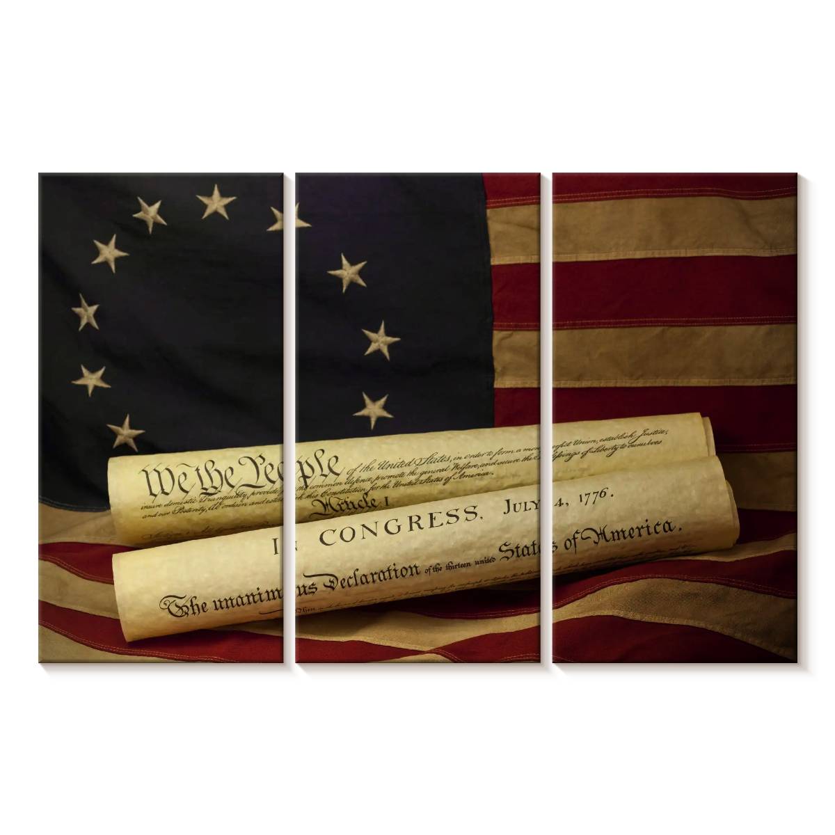 Elephant Stock Declaration Of Independence Scroll Wall Art - Horizontal ...