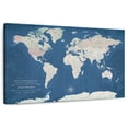 Elephant Stock Diving Push Pin Hobby Map I Wall Art - Map Canvas Canvas ...