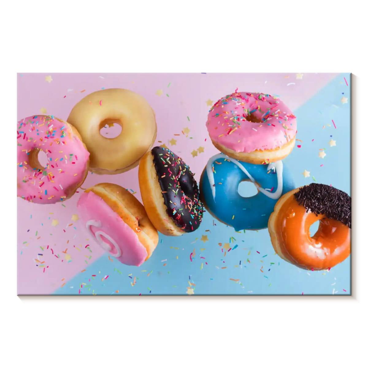Elephant Stock Doughnut Party Wall Art - Horizontal Canvas Wall Art ...