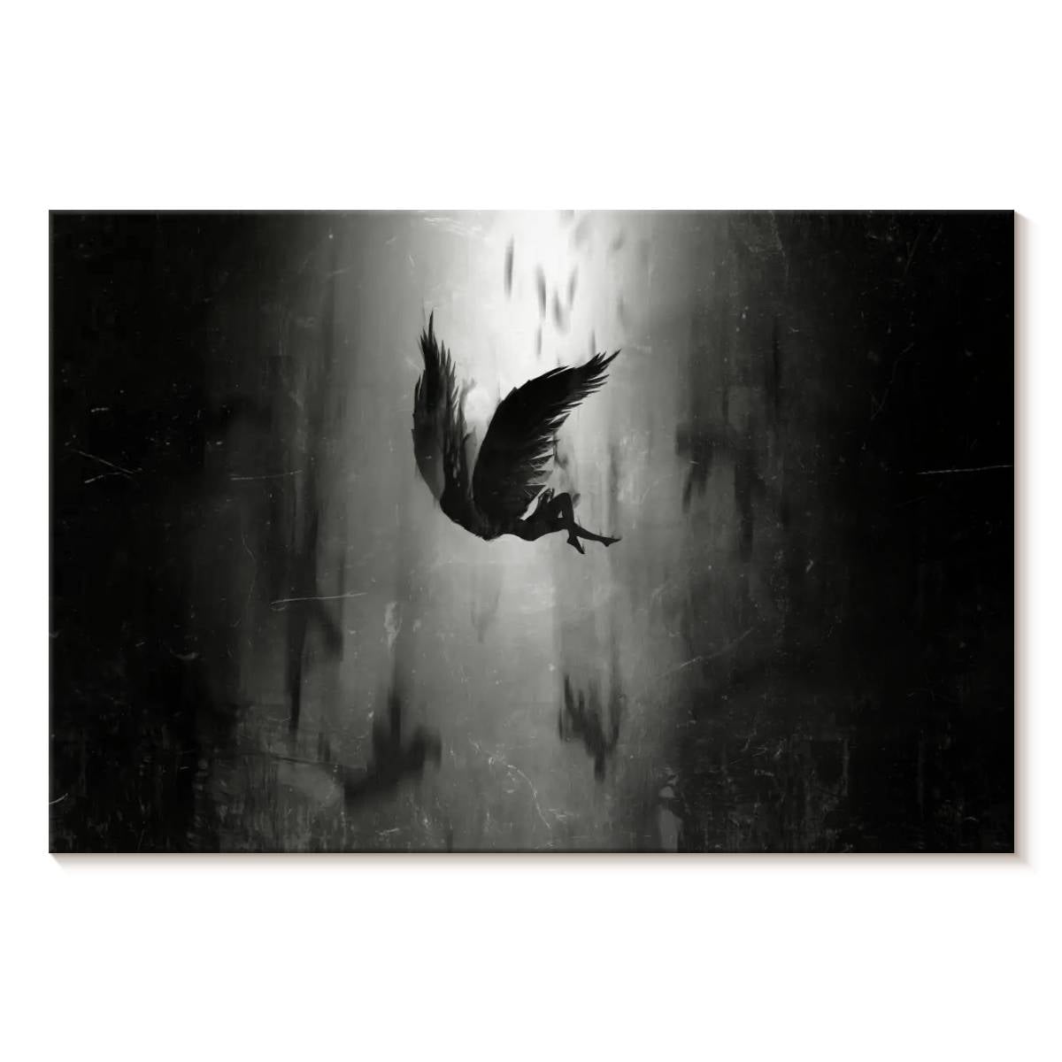 Elephant Stock Fallen Angel Lucifer Wall Art - Horizontal Canvas Wall ...