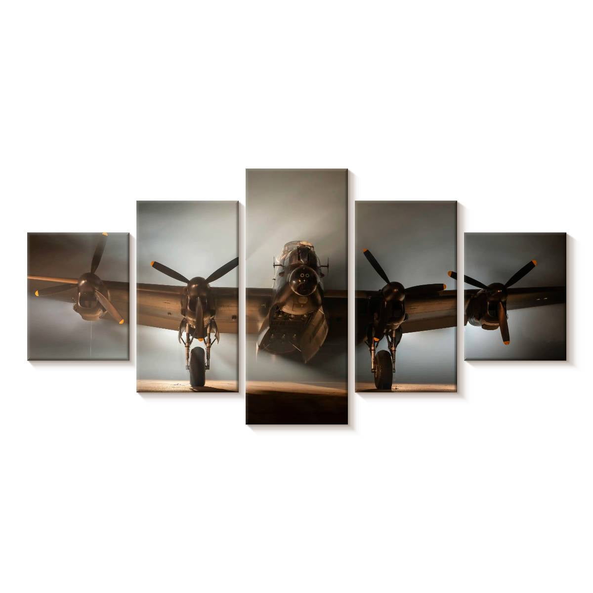Elephant Stock Flying Fortress Airplane Wall Art - Horizontal Multi ...