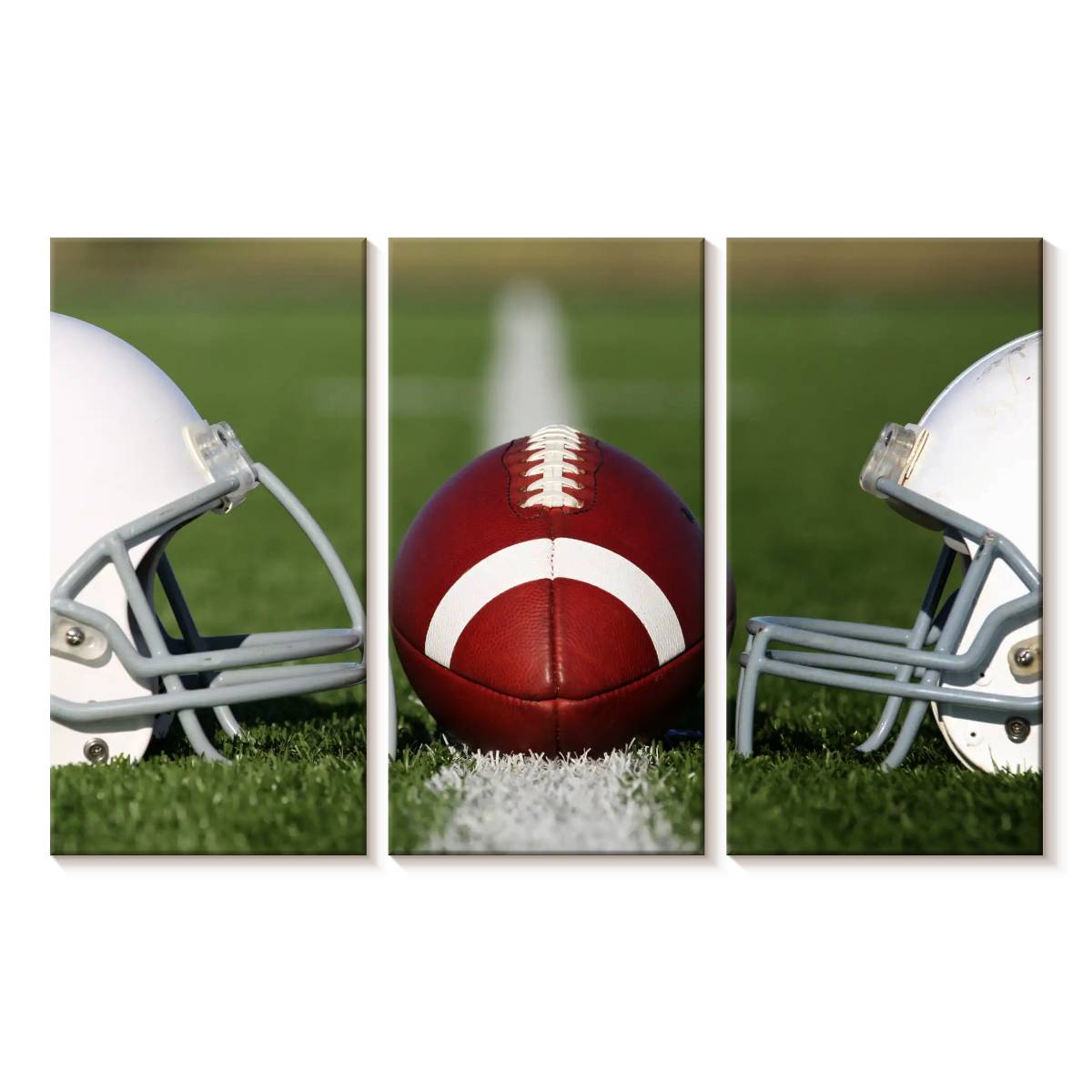 Elephant Stock Football Helmets Wall Art - Horizontal Multi Panel ...