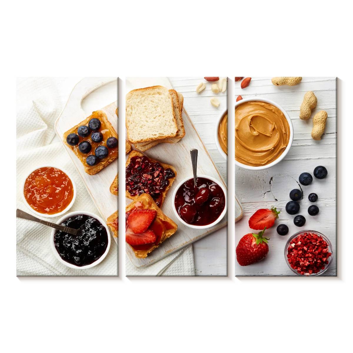 Elephant Stock Fruity Breakfast Sandwiches Wall Art - Horizontal Multi ...