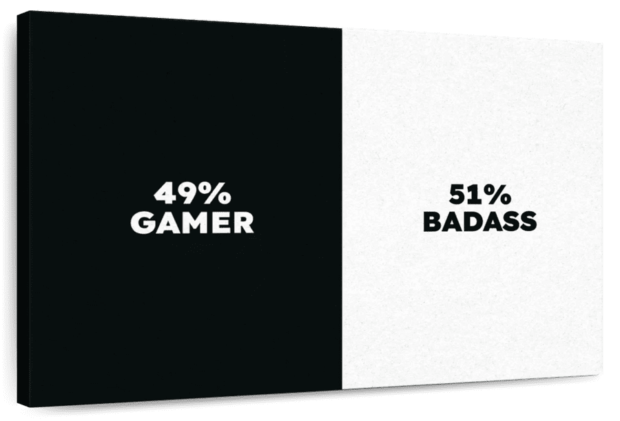 Elephant Stock Gamer Badass Wall Art - Horizontal Canvas Wall Art ...