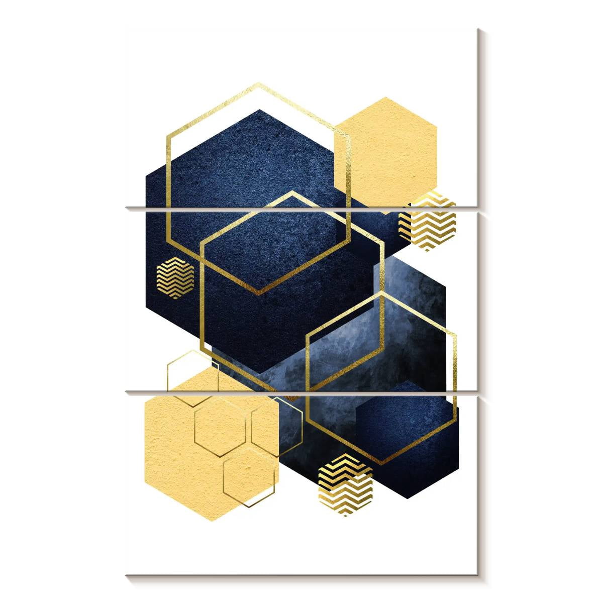 Elephant Stock Geometric Greek Odyssey Wall Art - Vertical Multi Panel ...