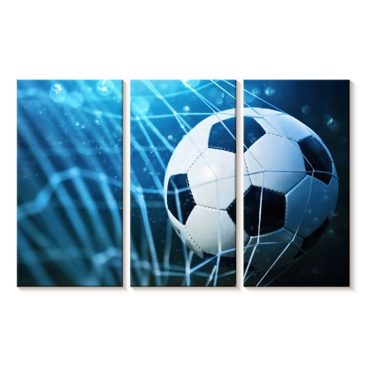 Elephant Stock Goal In Soccer Wall Art - Horizontal Multi Panel Canvas ...