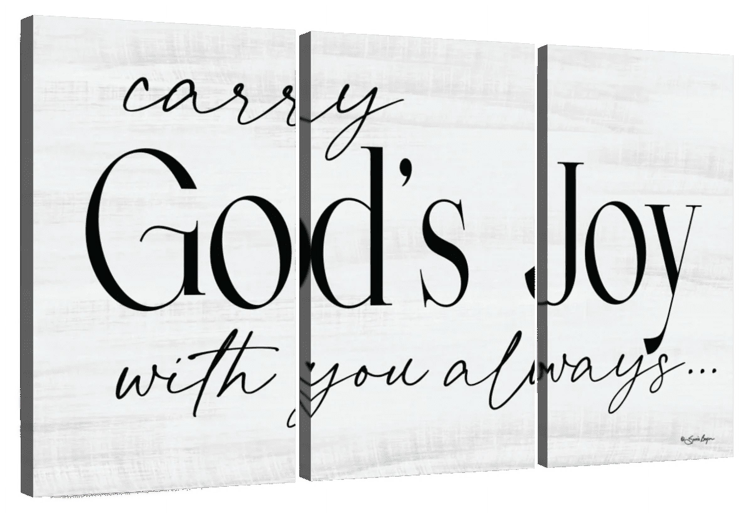 Elephant Stock God's Joy Wall Art - Horizontal Multi Panel Canvas ...