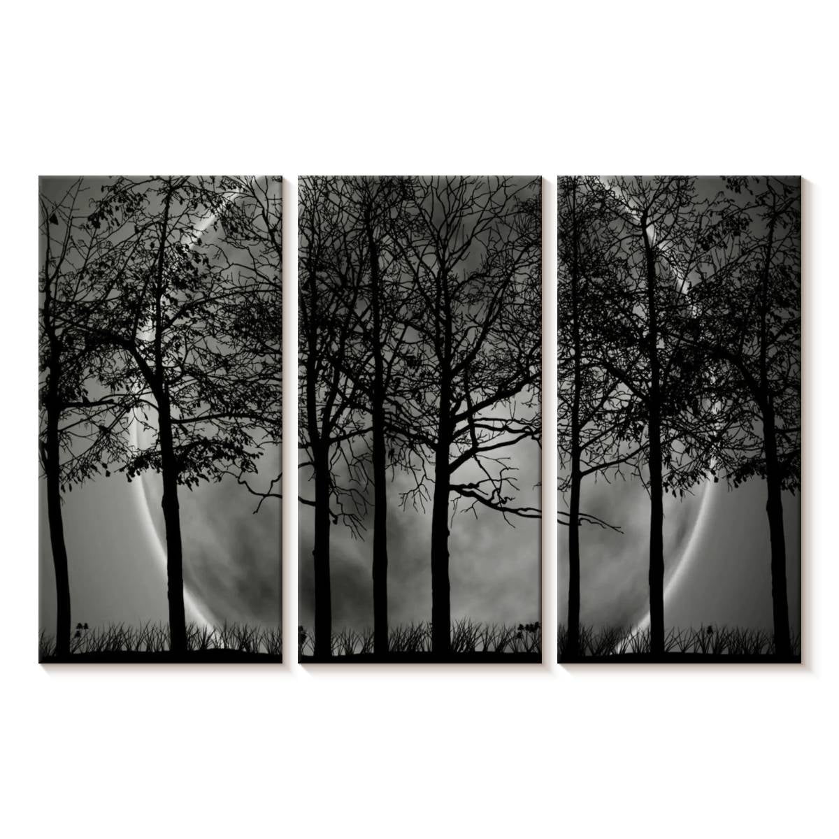Elephant Stock Haunted Forest Wall Art - Horizontal Multi Panel Canvas ...