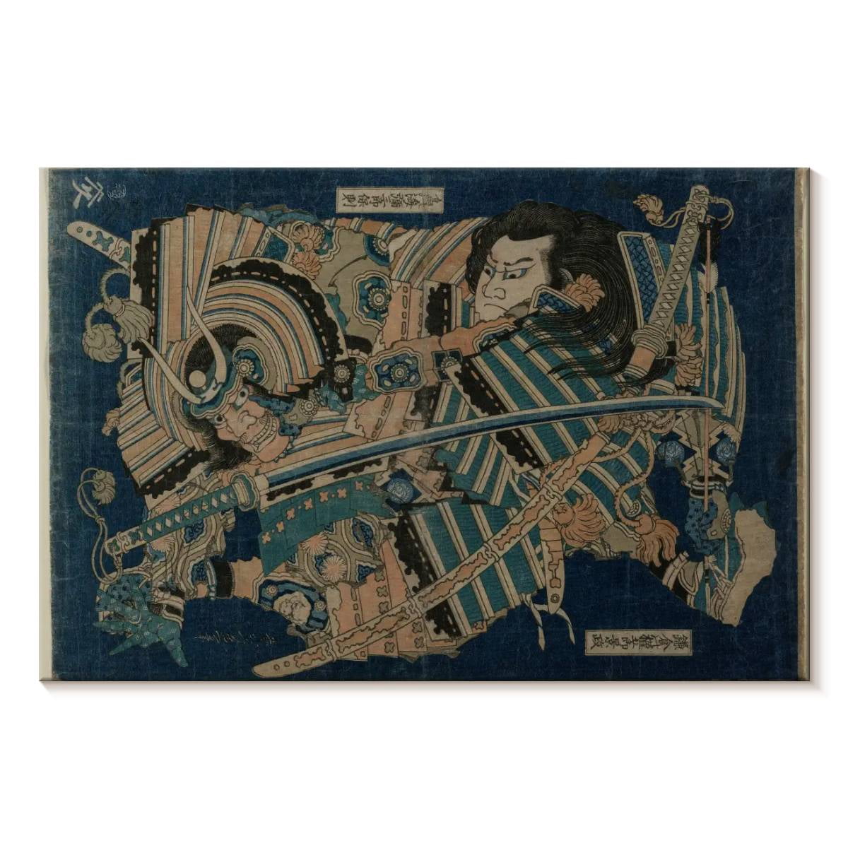 Elephant Stock Hokusai Kamakura Wall Art - Horizontal Canvas Wall Art ...