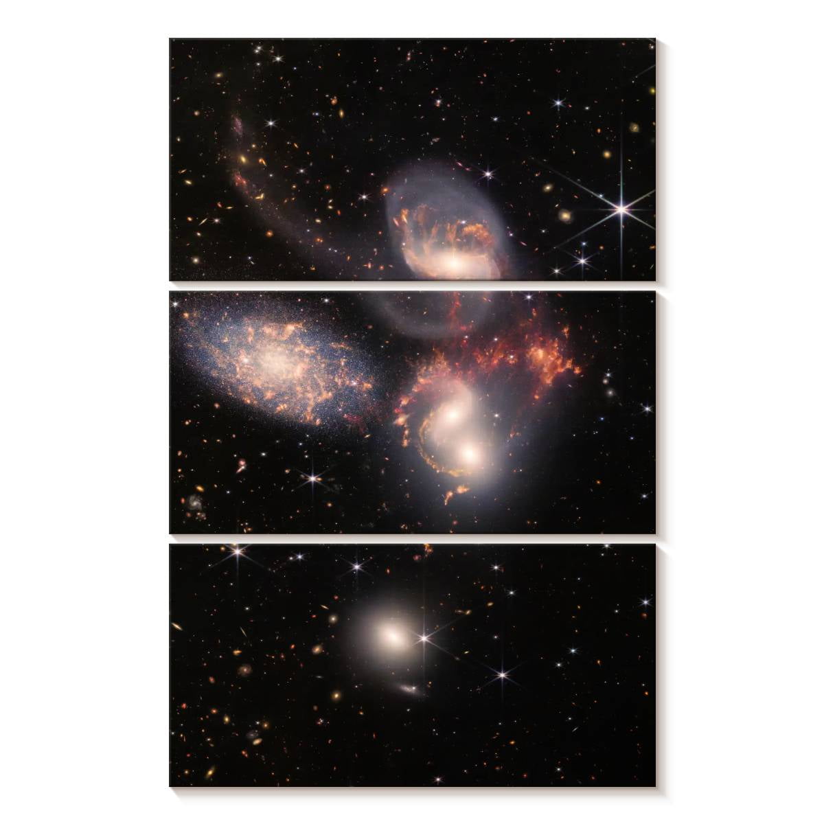Elephant Stock James Webb's Stephan's Quintet Wall Art - Vertical Multi ...