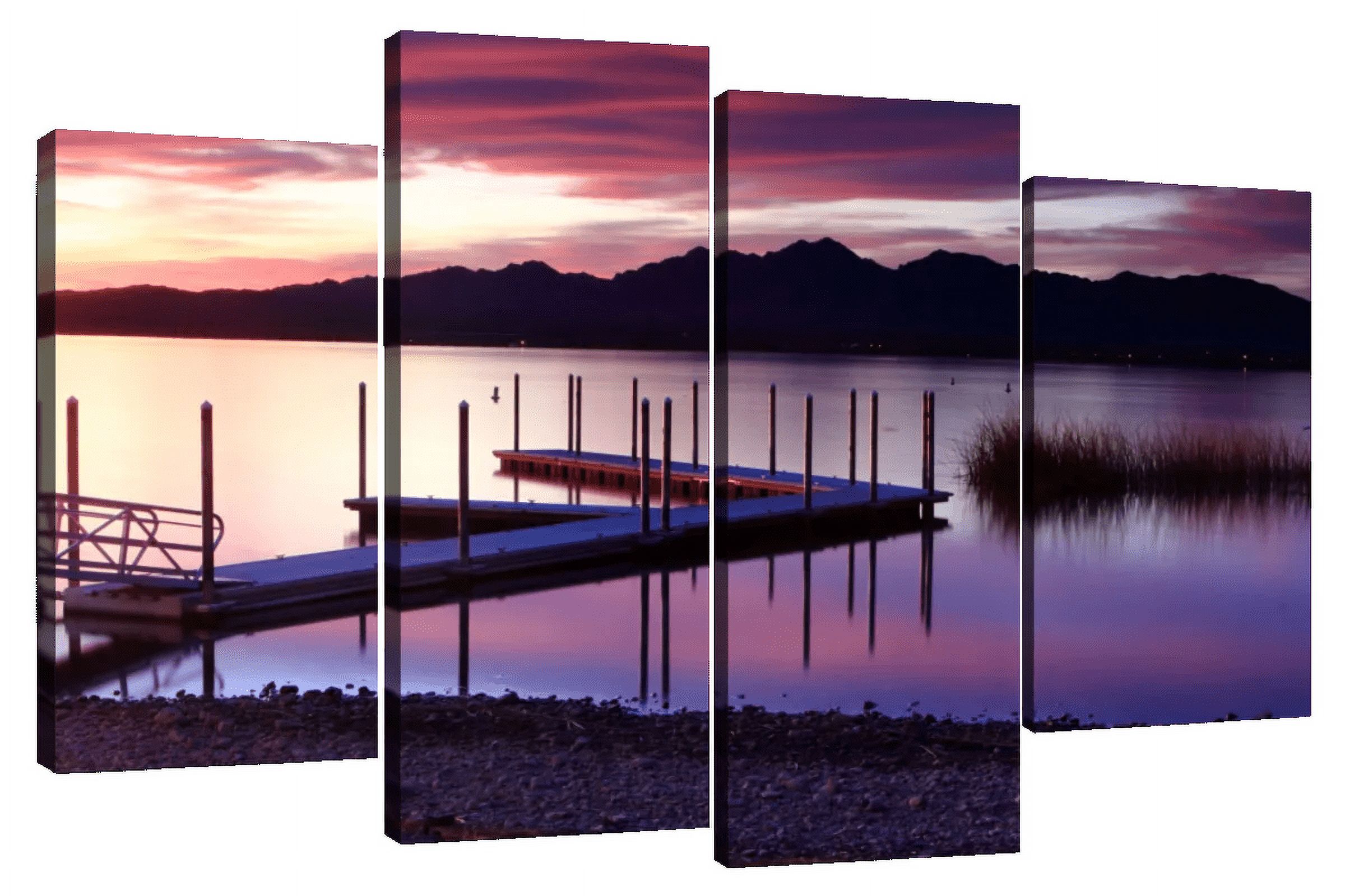 Elephant Stock Lake Havasu Dock Wall Art - Horizontal Multi Panel ...