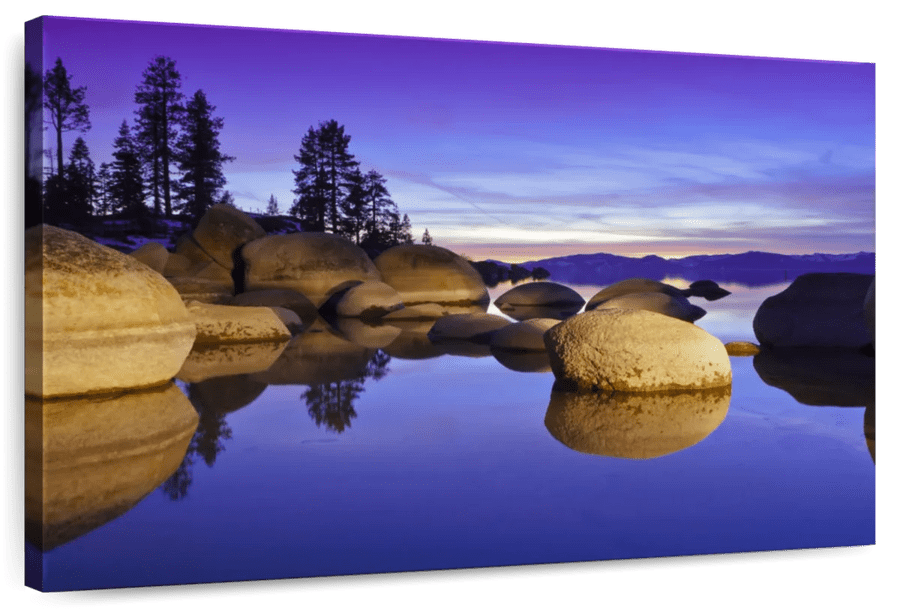 Elephant Stock Lake Tahoe's Sand Harbor Wall Art - Horizontal Canvas ...