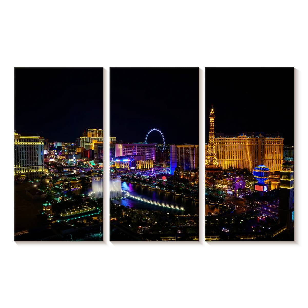 Elephant Stock Las Vegas Wall Art - Horizontal Multi Panel Canvas ...